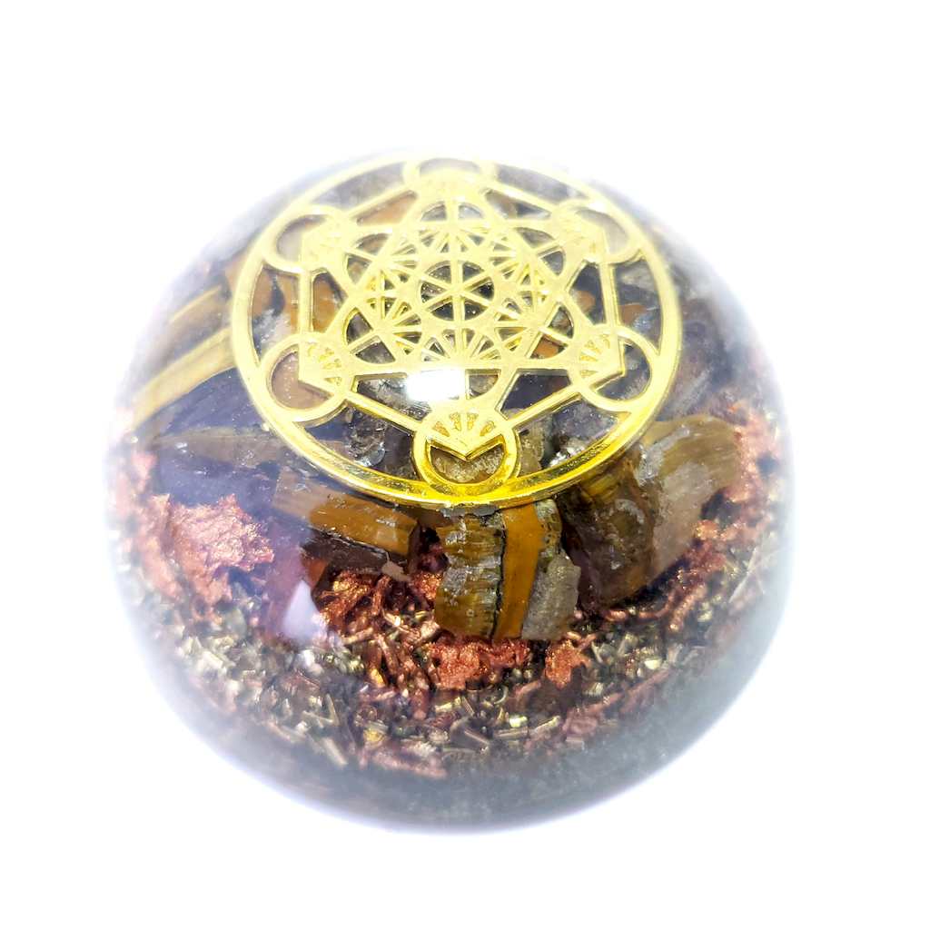 47 - Orgonite METATRON Oeil de tigre - Protection - Bien être - Orgonite 971